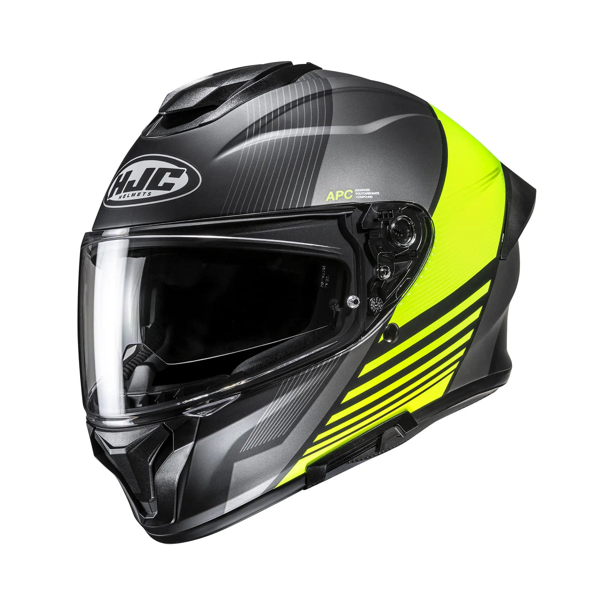 HJC C71 Morix Motorcycle Full Face Helmet Yellow – Rider