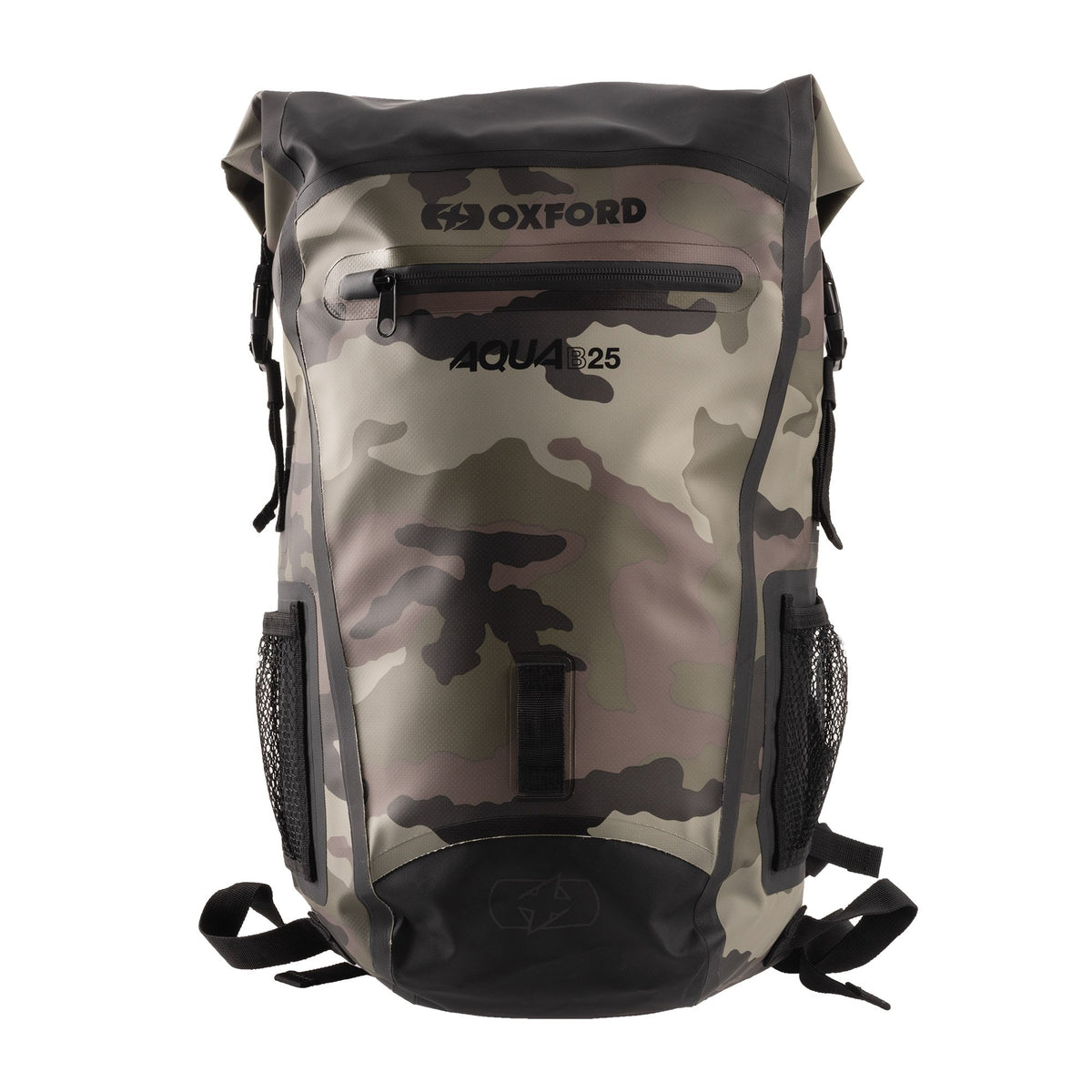 Oxford Aqua B-25 Waterproof Motorcycle Motorbike BackPack 25L Camoufla ...