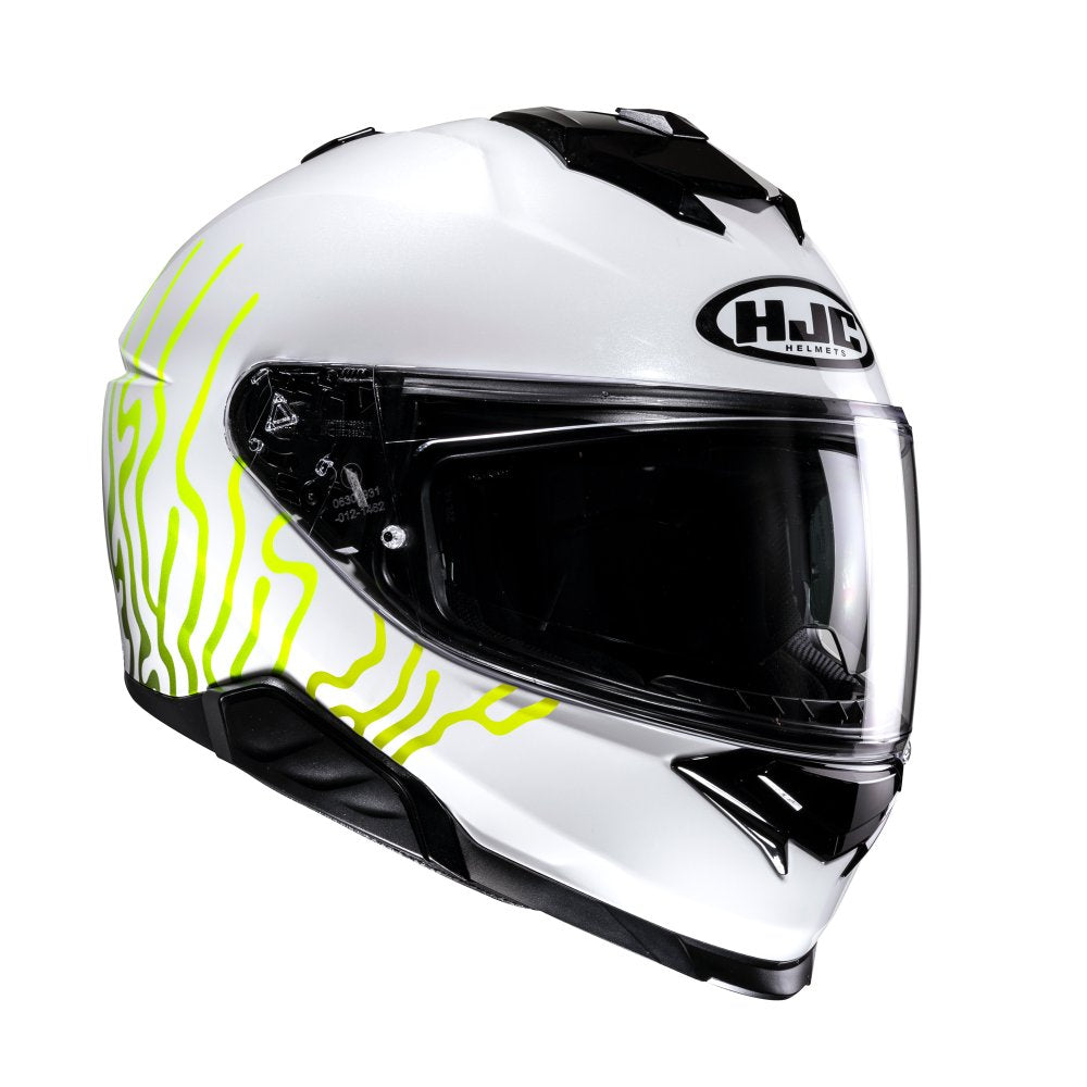 HJC I71 Celos MC3H Yellow Motorcycle Helmet – Rider